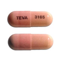Pill Finder: TEVA 3165 Pink Capsule-shape - Medicine.com