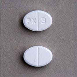 Pill Finder: PX 3 White Elliptical / Oval - Medicine.com