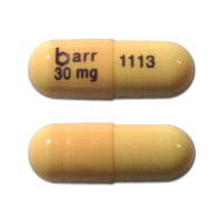 Pill Finder: barr 30 mg 1113 Peach Capsule-shape - Medicine.com