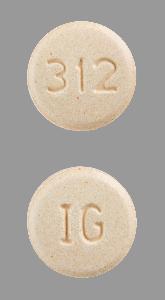 Pill Finder: IG 312 Orange Round - Medicine.com