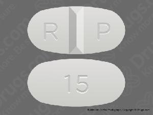 Pill Finder: R P 15 White Elliptical / Oval - Medicine.com