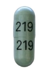 Pill Finder: 219 219 Green Capsule-shape - Medicine.com