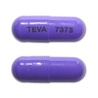 Pill Finder: TEVA 7373 Purple Capsule-shape - Medicine.com