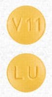 Pill Finder: LU V11 Yellow Round - Medicine.com