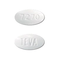 Pill Finder: TEVA 7270 White Elliptical / Oval - Medicine.com