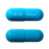 Pill Finder: TEVA 4069 Blue Capsule-shape - Medicine.com