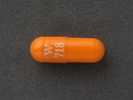 Pill Finder: W 718 Brown Capsule-shape - Medicine.com