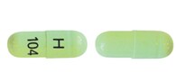Pill Finder: H 104 Green Capsule-shape - Medicine.com