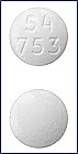 Pill Finder: 54 753 White Round - Medicine.com