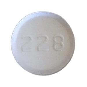 Pill Finder: 228 White Round - Medicine.com
