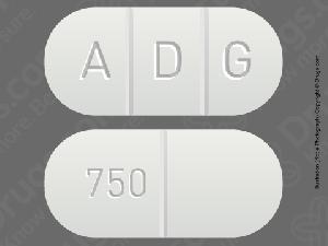 Pill Finder: ADG 750 White Elliptical / Oval - Medicine.com