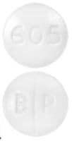 Pill Finder: B P 605 White Round - Medicine.com