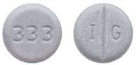 Pill Finder: I G 333 Blue Round - Medicine.com