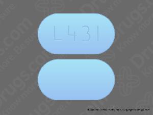 Pill Finder: L431 Blue Capsule-shape - Medicine.com