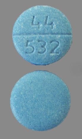 Pill Finder: 44 532 Blue Round - Medicine.com