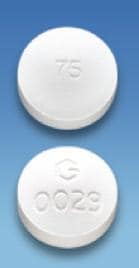 Pill Finder: G 0029 75 White Round - Medicine.com