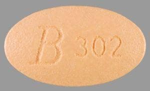 Pill Finder: B 302 20 Orange Elliptical / Oval - Medicine.com