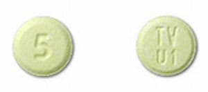 Pill Finder: TV U1 5 Yellow Round - Medicine.com