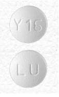 Pill Finder: LU Y16 White Round - Medicine.com
