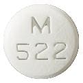 Pill Finder: M 522 White Round - Medicine.com