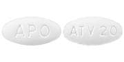 Pill Finder: APO ATV20 White Elliptical / Oval - Medicine.com