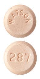 Pill Finder: WATSON 287 Peach Round - Medicine.com