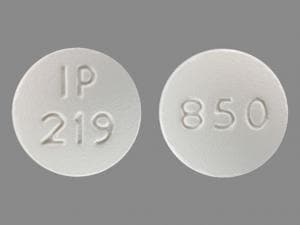 Pill Finder: IP 219 850 White Round - Medicine.com