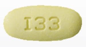 Pill Finder: M I33 Yellow Elliptical / Oval - Medicine.com