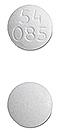 Pill Finder: 54 085 White Round - Medicine.com