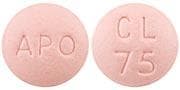 Pill Finder: APO CL 75 Pink Round - Medicine.com