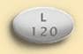 Pill Finder: L 120 White Elliptical / Oval - Medicine.com