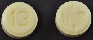 Pill Finder: N P 13 Yellow Round - Medicine.com