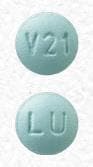 Pill Finder: LU V21 Blue Round - Medicine.com