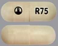 Pill Finder: Logo R75 White Capsule-shape - Medicine.com