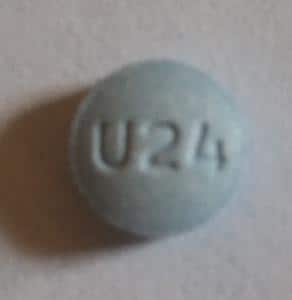 Pill Finder: U24 Blue Round - Medicine.com