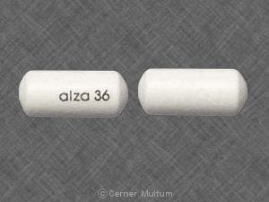 Pill Finder: alza 36 White Capsule-shape - Medicine.com