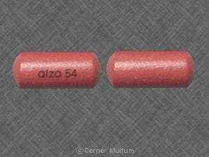 Pill Finder: alza 54 Red Capsule-shape - Medicine.com