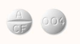 Pill Finder: A CF 004 White Round - Medicine.com