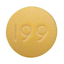 Pill Finder: US 199 Yellow Round - Medicine.com