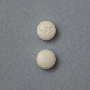 Pill Finder: 435 White Round - Medicine.com