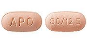 Pill Finder: APO 80/12.5 Orange Capsule-shape - Medicine.com