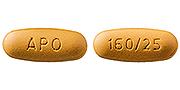 Pill Finder: APO 160/25 Brown Capsule-shape - Medicine.com