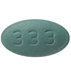 Pill Finder: C 333 Green Elliptical / Oval - Medicine.com
