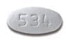Pill Finder: R 534 Gray Elliptical / Oval - Medicine.com