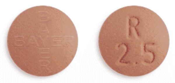 Pill Finder: BAYER BAYER R 2.5 Orange Round - Medicine.com