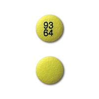 Pill Finder: 93 64 Yellow Round - Medicine.com