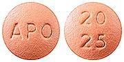 Pill Finder: APO 20 25 Peach Round - Medicine.com