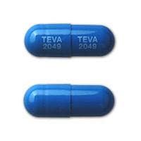 Pill Finder: TEVA 2049 TEVA 2049 Blue Capsule-shape - Medicine.com