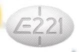 Pill Finder: E 221 White Elliptical / Oval - Medicine.com