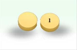 Pill Finder: 1 Yellow Round - Medicine.com